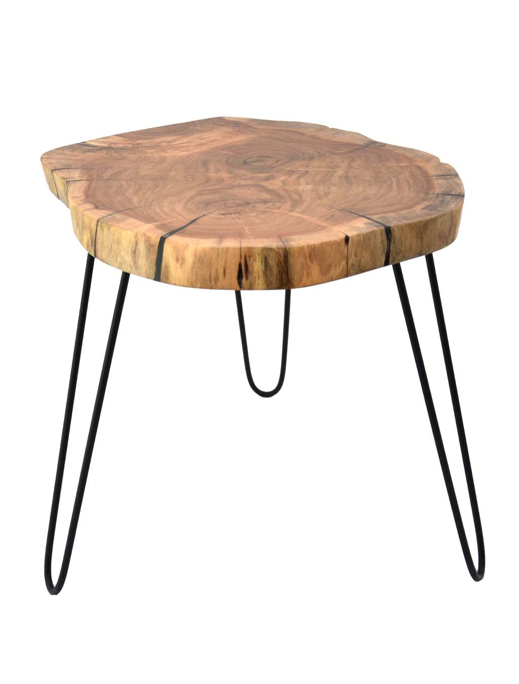 Naturally Seasoned Live Edge Items Acacia Wood Tables & Stands – AQ ...